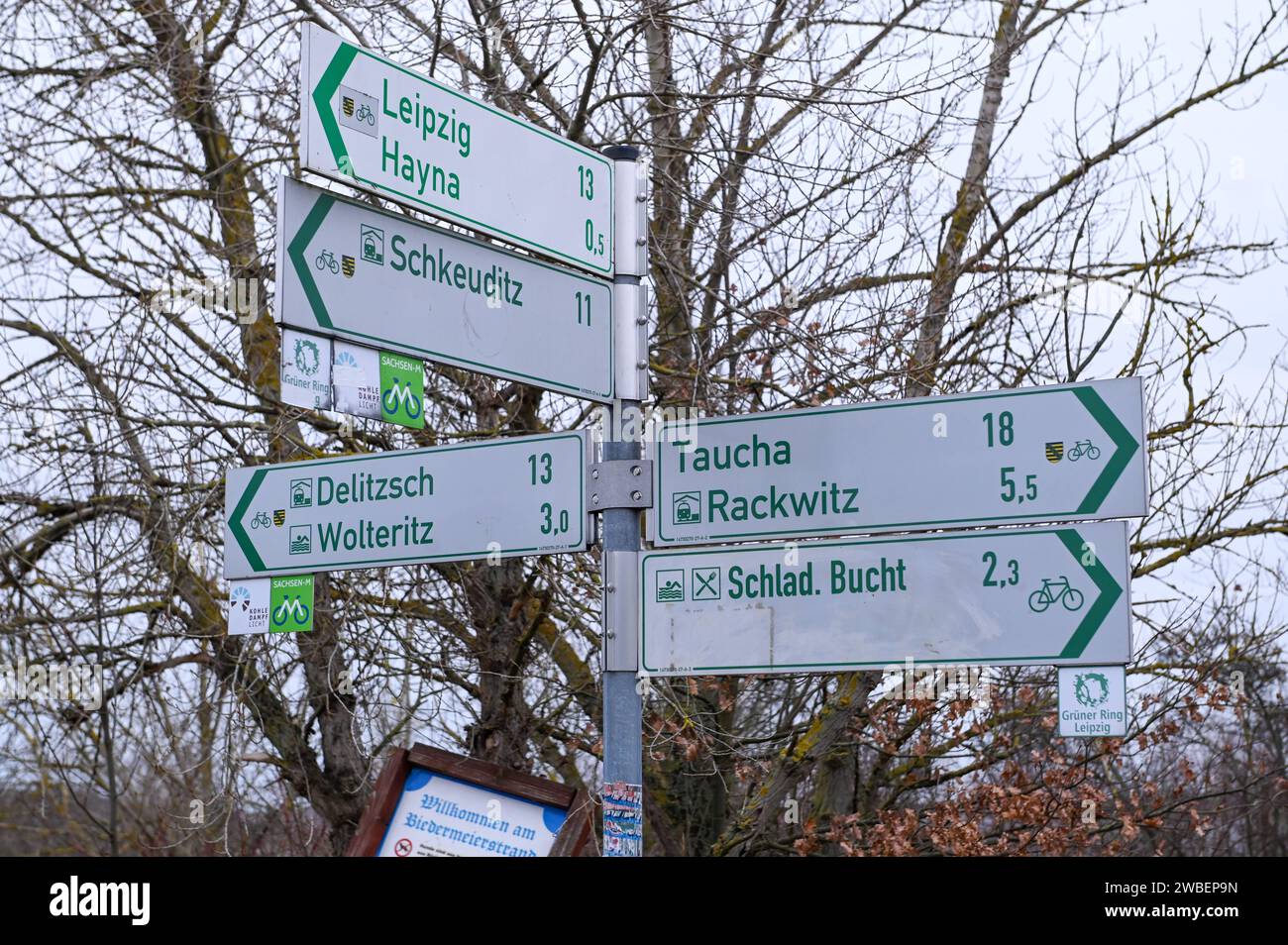 07.01.2024 gegen 15 Uhr Schkeuditz OT Hayna, Biedermeierstrand Der ...