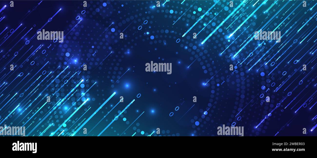 Information data technology background. Hand drawn vector Stock Vector ...