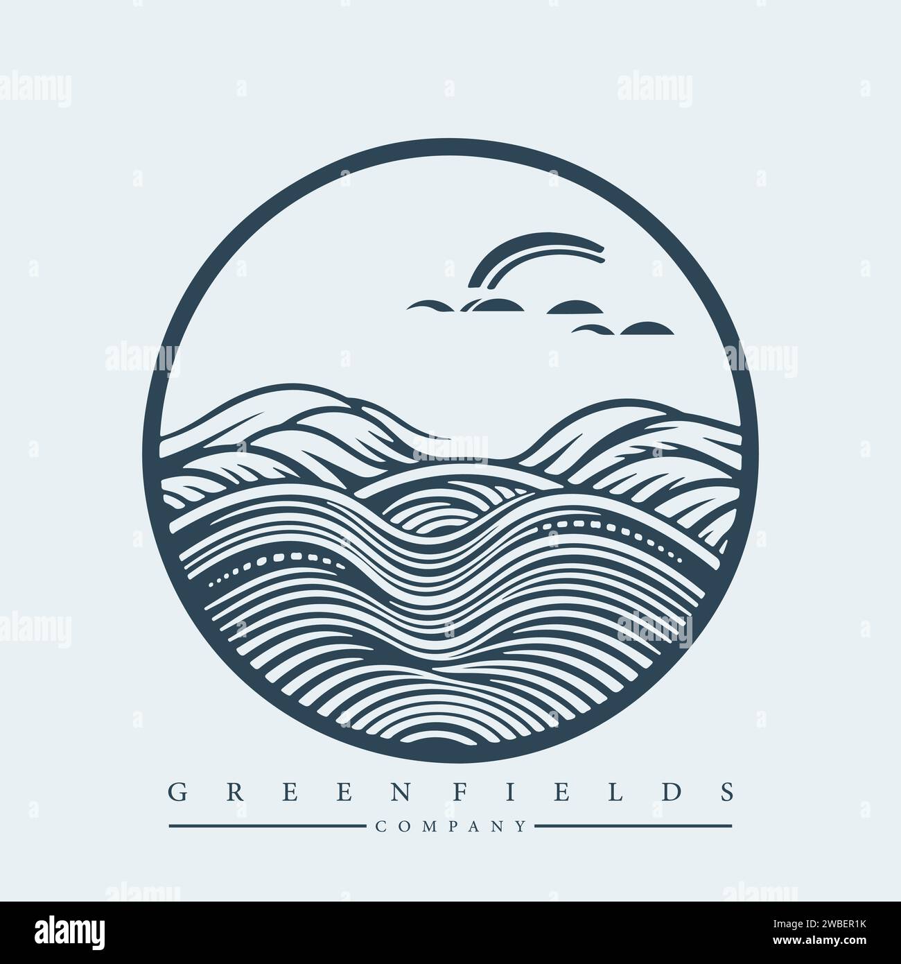 Modern abstract vector logo hi-res stock photography and images - Alamy