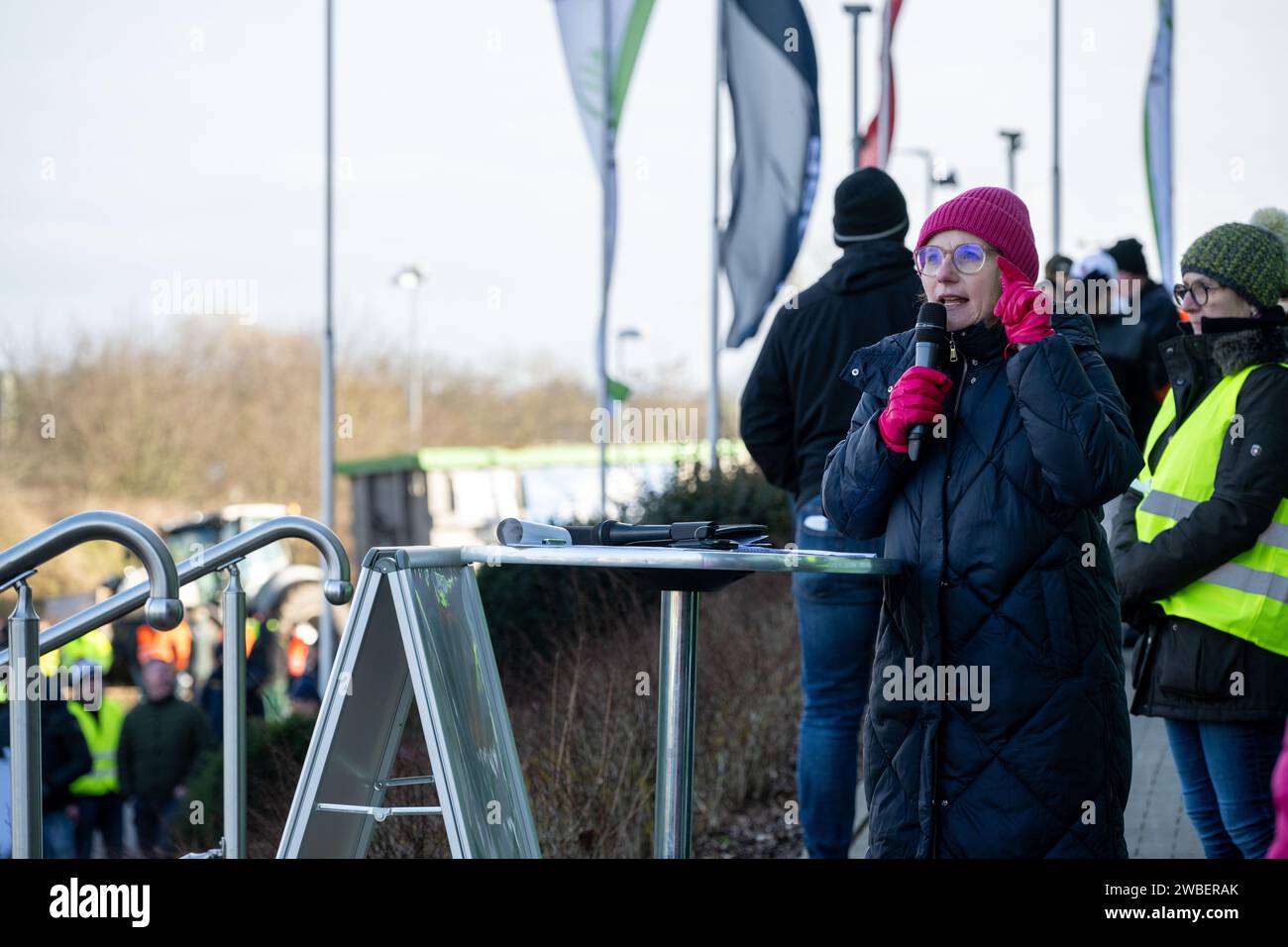 Bamberg, Germany. 08th Jan, 2024. Member of the Bundestag Lisa Badum ...