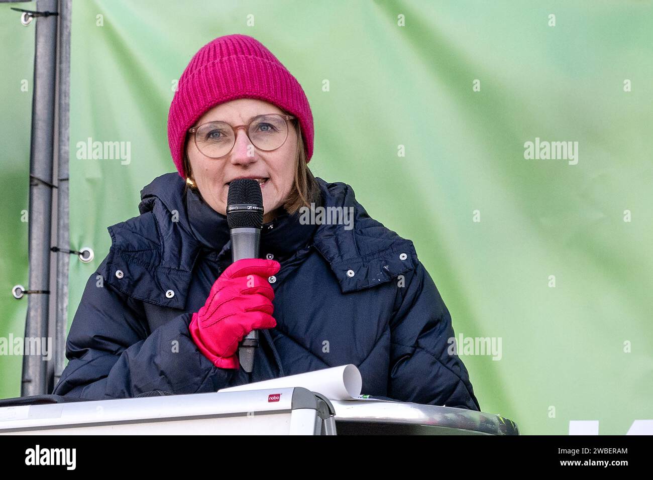 Bamberg, Germany. 08th Jan, 2024. Member of the Bundestag Lisa Badum ...