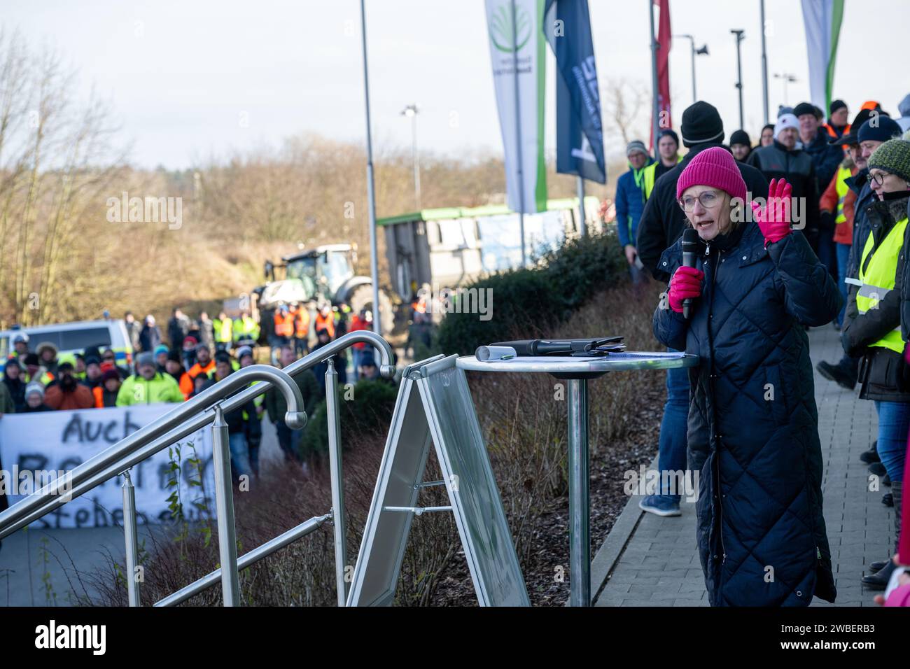 Bamberg, Germany. 08th Jan, 2024. Member of the Bundestag Lisa Badum ...
