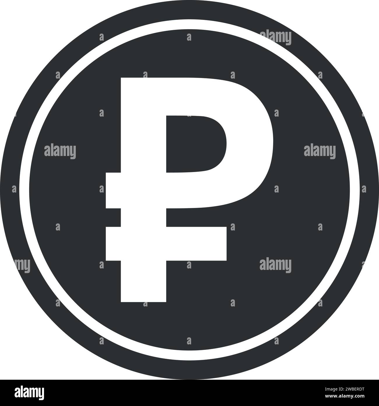 Russian ruble vector vectors Black and White Stock Photos & Images - Alamy