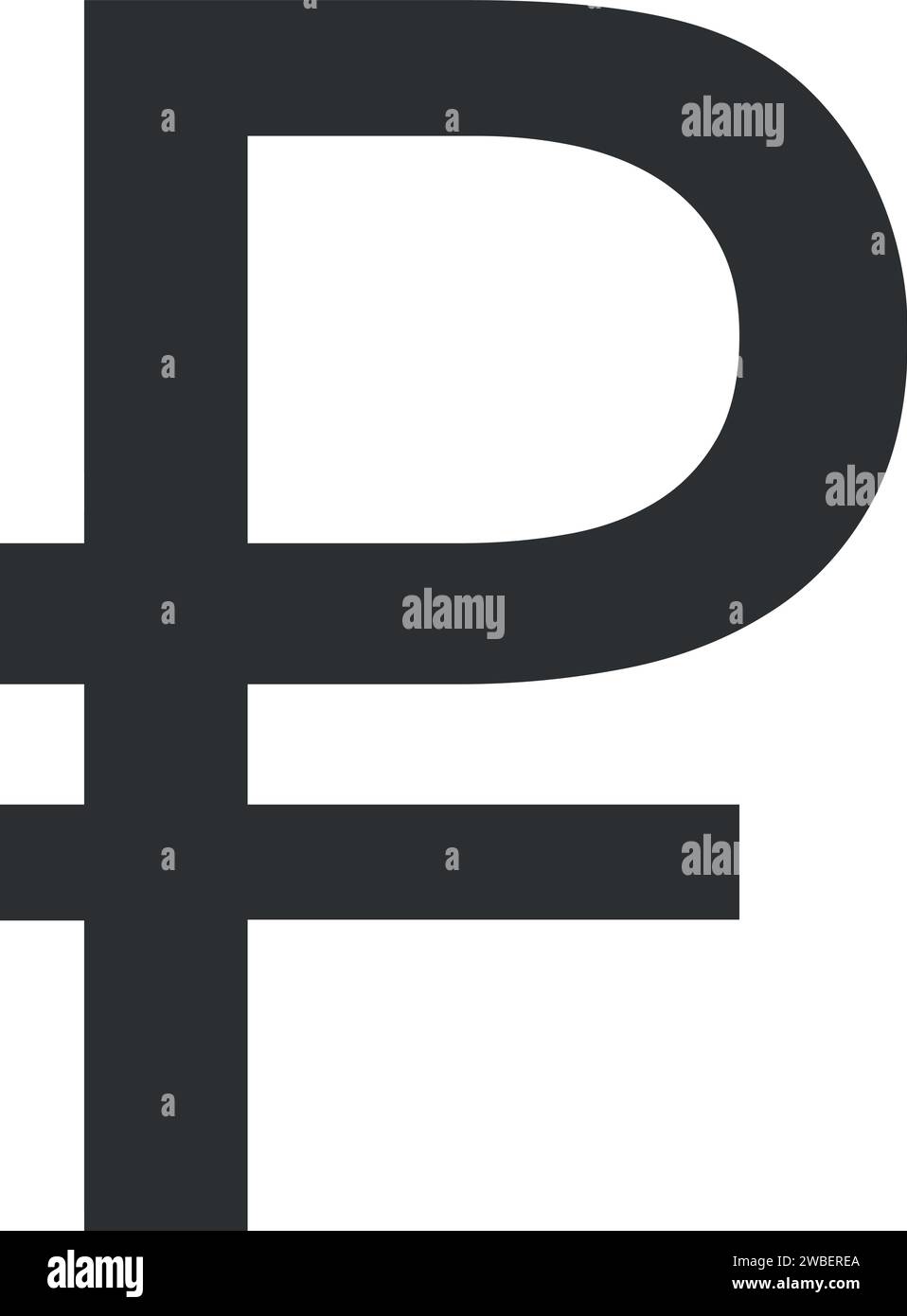 Russian Ruble Sign Icon in Flat Style Stock Vector Image & Art - Alamy