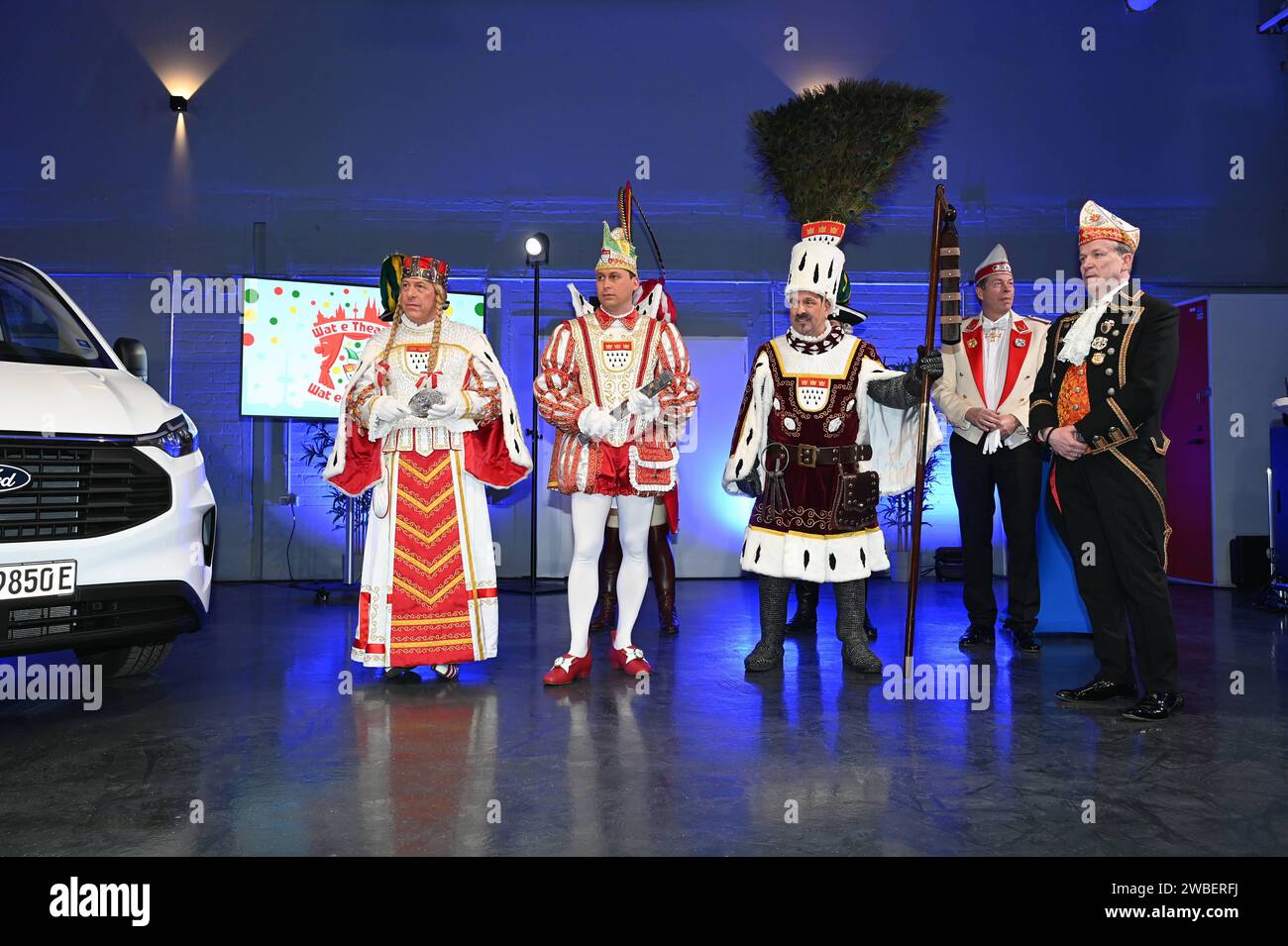 Das Kölner Karneval Dreigestirn der Karnevalsession 2023 / 2024. l-r ...