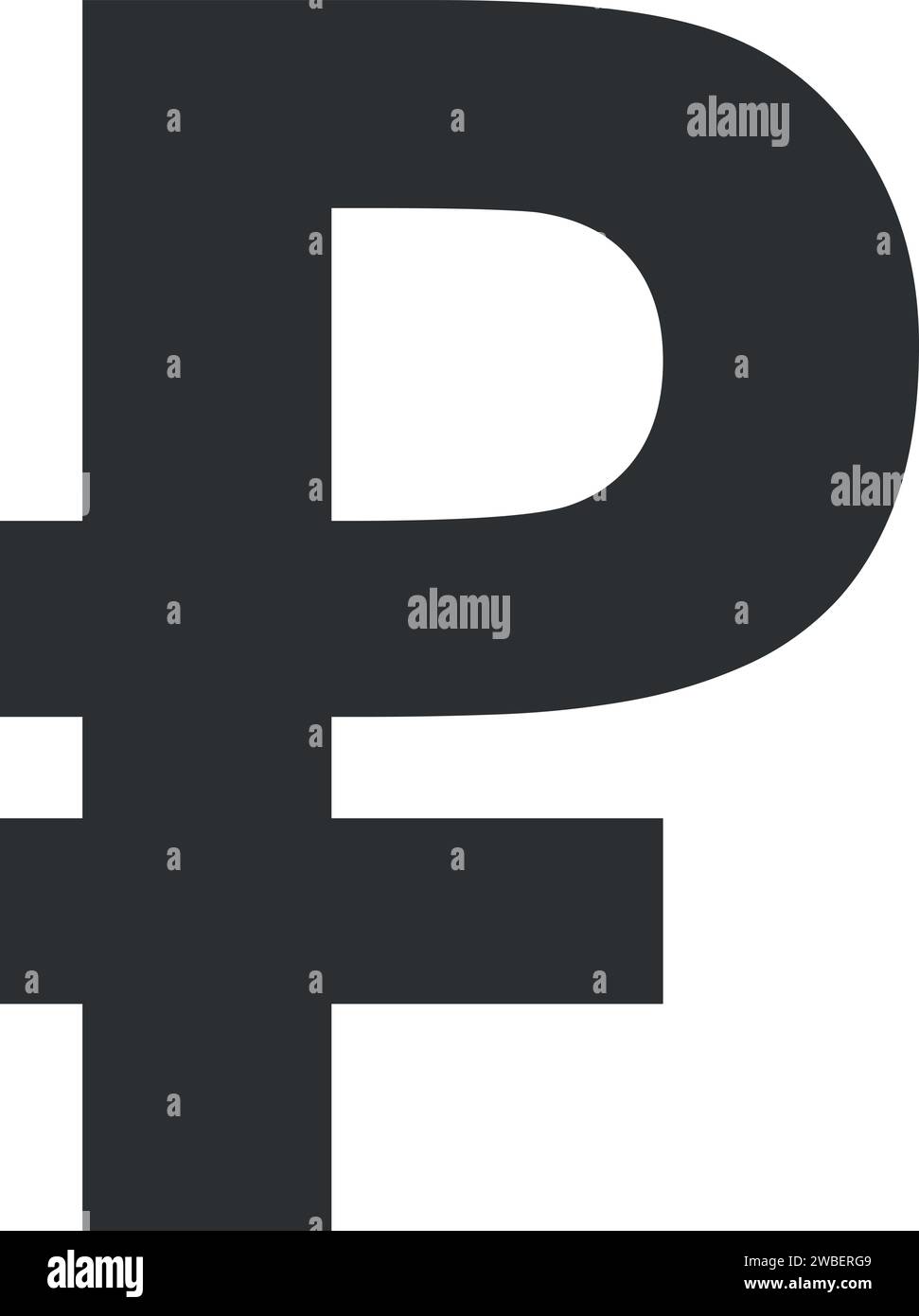 Russian Ruble Sign Icon in Flat Style Stock Vector Image & Art - Alamy