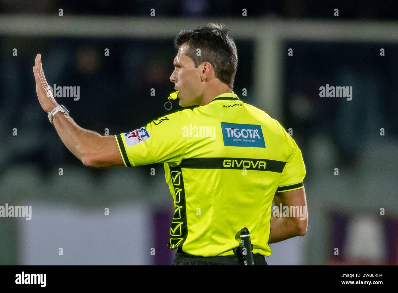 Matteo Marchetti (Referee) during the Italian Italy Cup match between ...