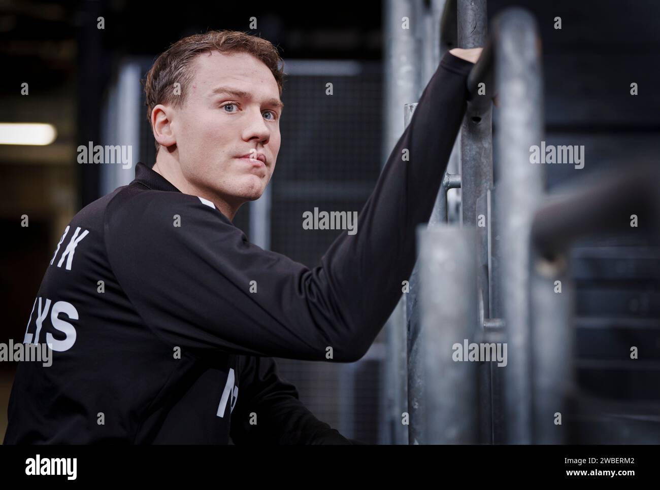 Simon Pytlick during the men's national handball team's press ...