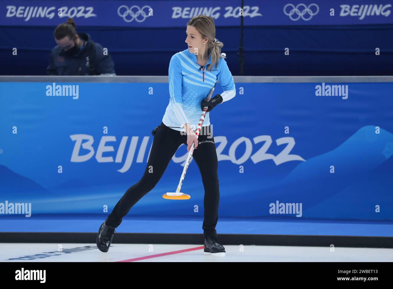 FEB 5, 2022 - Beijing, China: Fan Suyuan and Ling Zhi of Team China ...