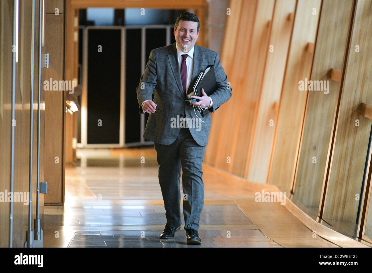 Edinburgh Scotland, UK 10 January 2024. Minister for Independence Jamie ...