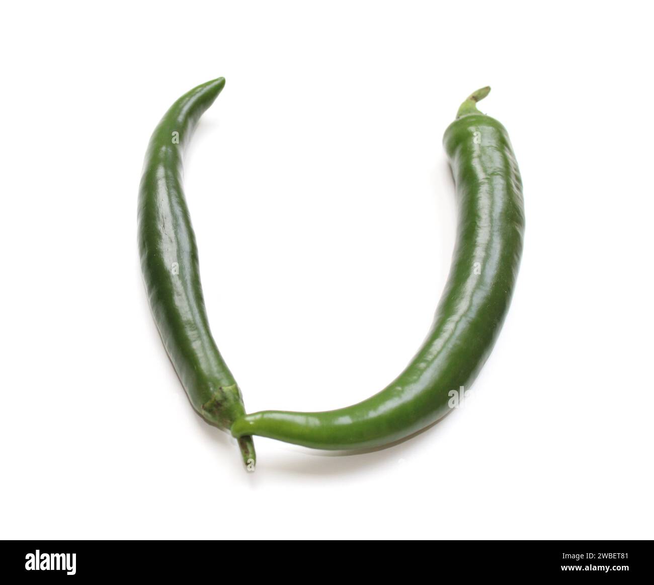 Letter U made from chili peppers alphabetic ABC capital letters made of ...