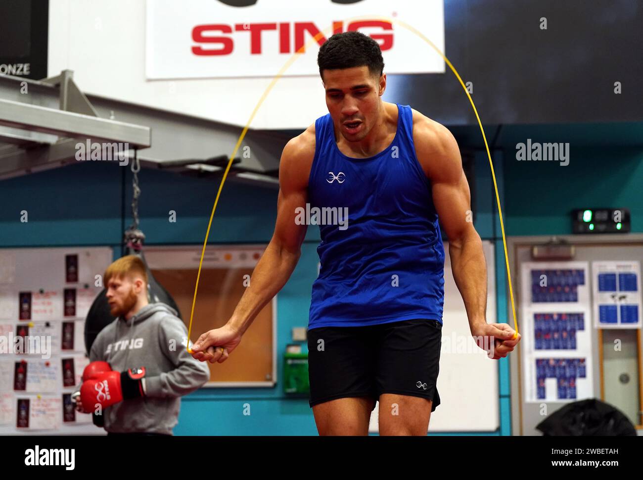 Delicious Orie during a media day at The English Institute of Sport ...