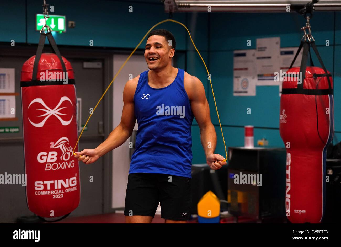 Delicious Orie during a media day at The English Institute of Sport ...