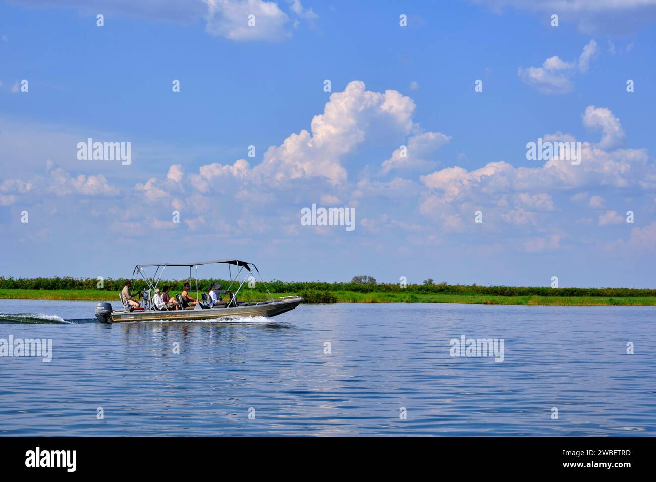 Botswana, North West District, Chobe National Park, sightseeing ...
