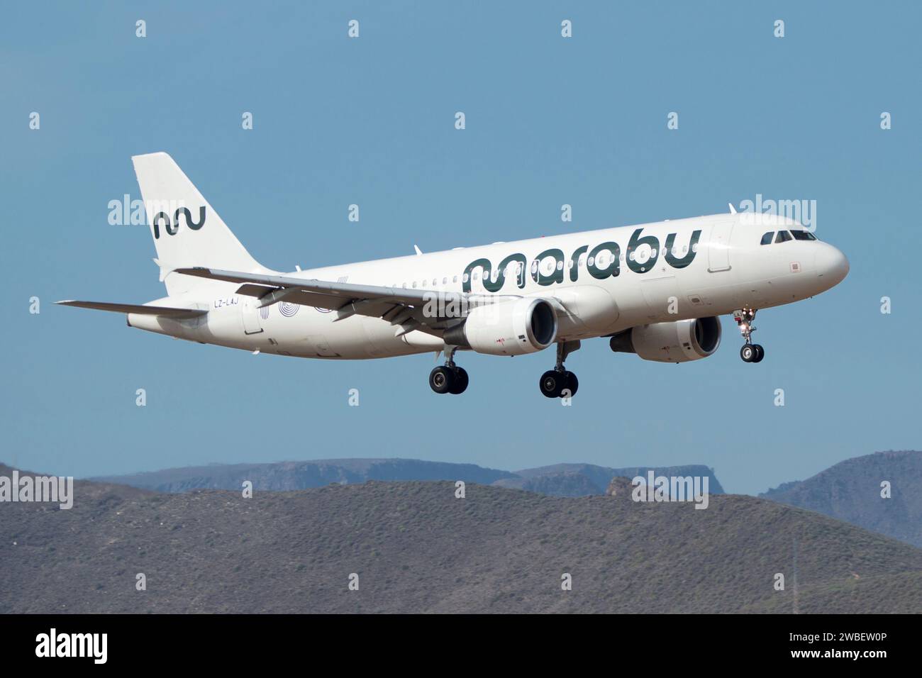 Marabu airline Airbus A320 airliner Stock Photo - Alamy