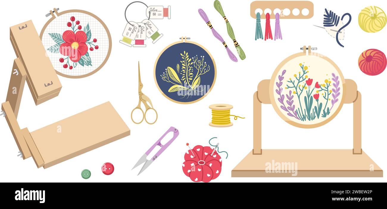 Needlework scissors in cartoon hi-res stock photography and images - Alamy