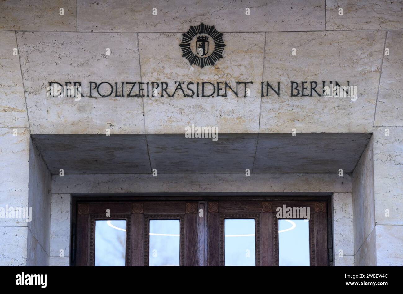 Berlin, Germany. 10th Jan, 2024. "The Chief of Police in Berlin" is ...