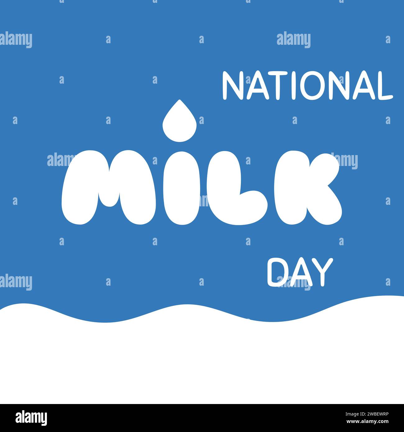 National milk day poster, banner. Vector illustration Stock Vector ...
