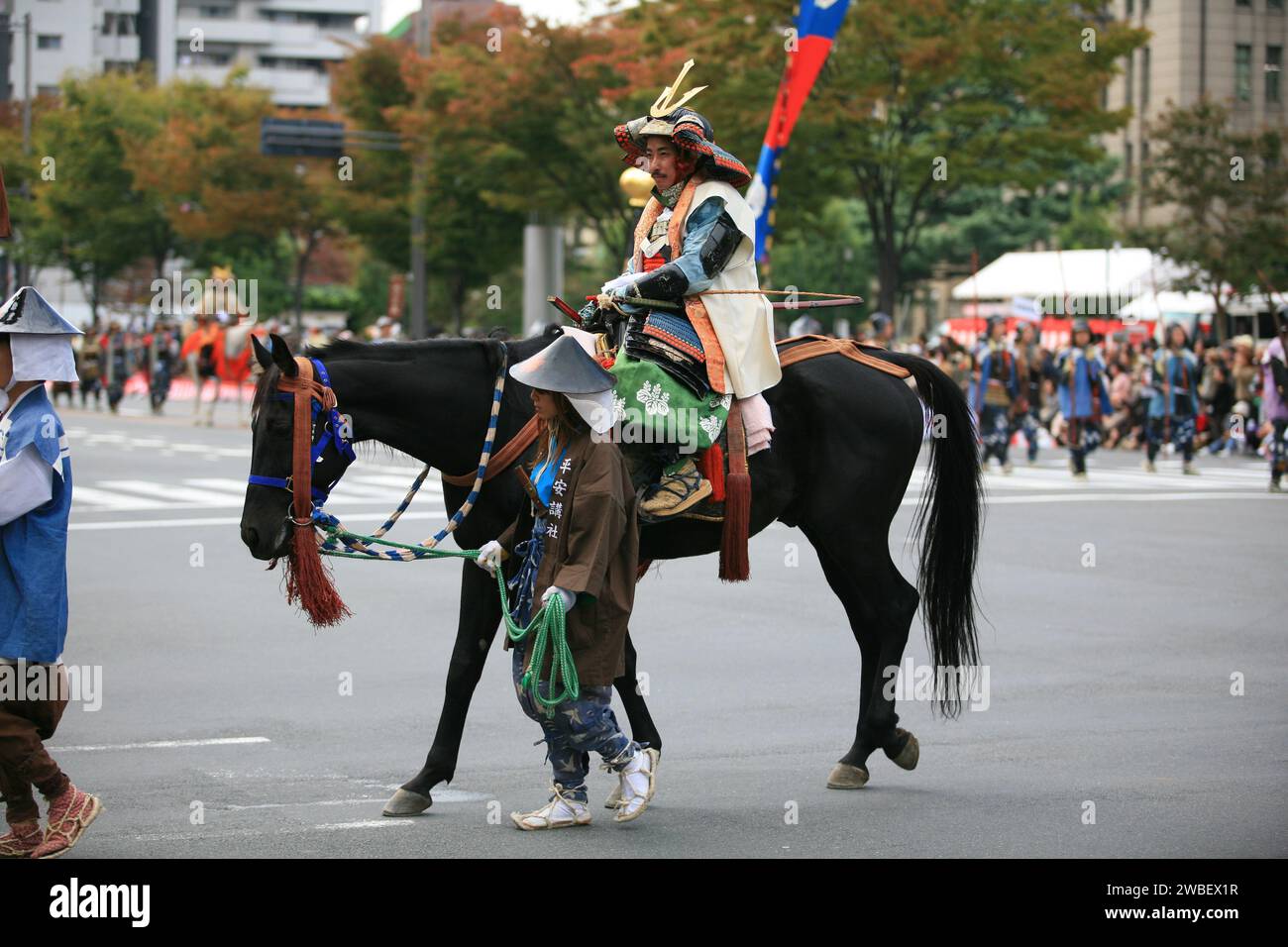 Kyoto, Japan - October 22, 2007: Actor representing Hashiba Hideyoshi ...