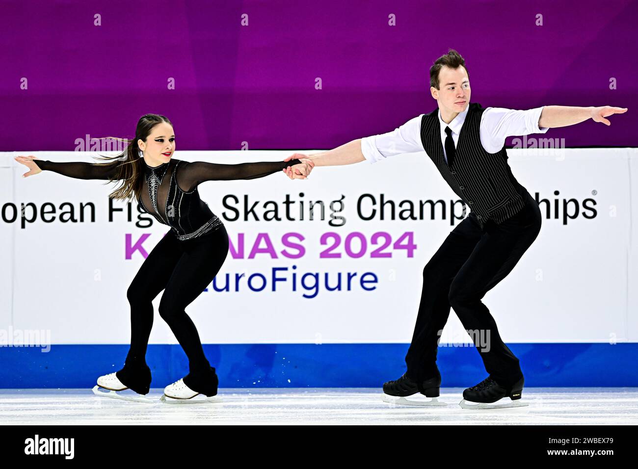 Maria PAVLOVA & Alexei SVIATCHENKO (HUN), during Pairs Short Program ...