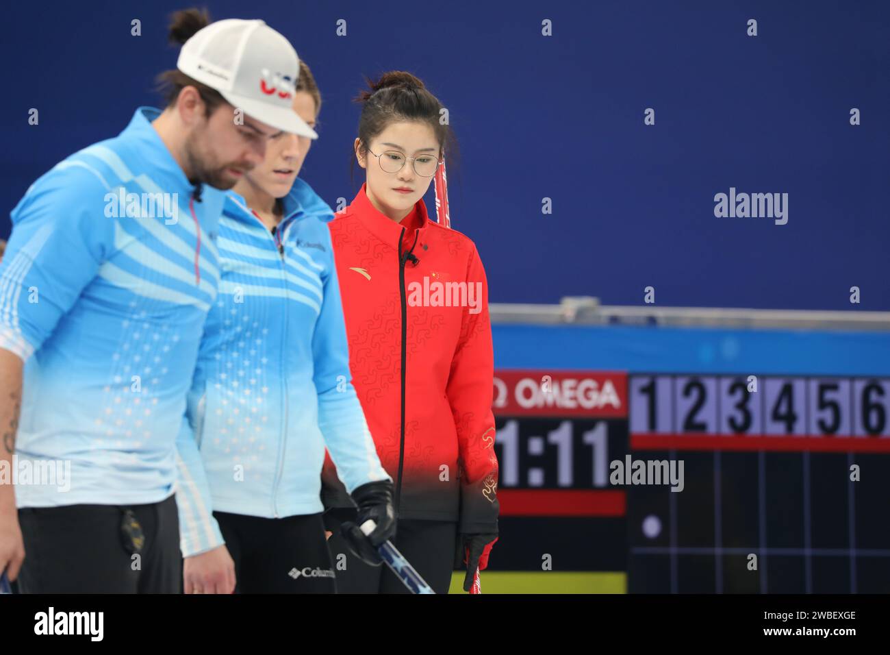 FEB 5, 2022 - Beijing, China: Vicky Persinger and Chris Plys of Team ...