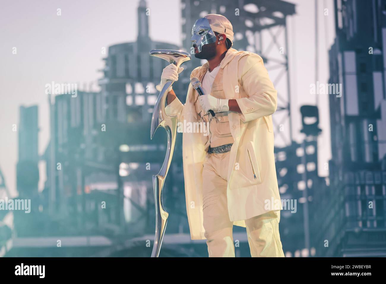 Milan, Italy. 27th July, 2023. The Weeknd is performing live during the ...