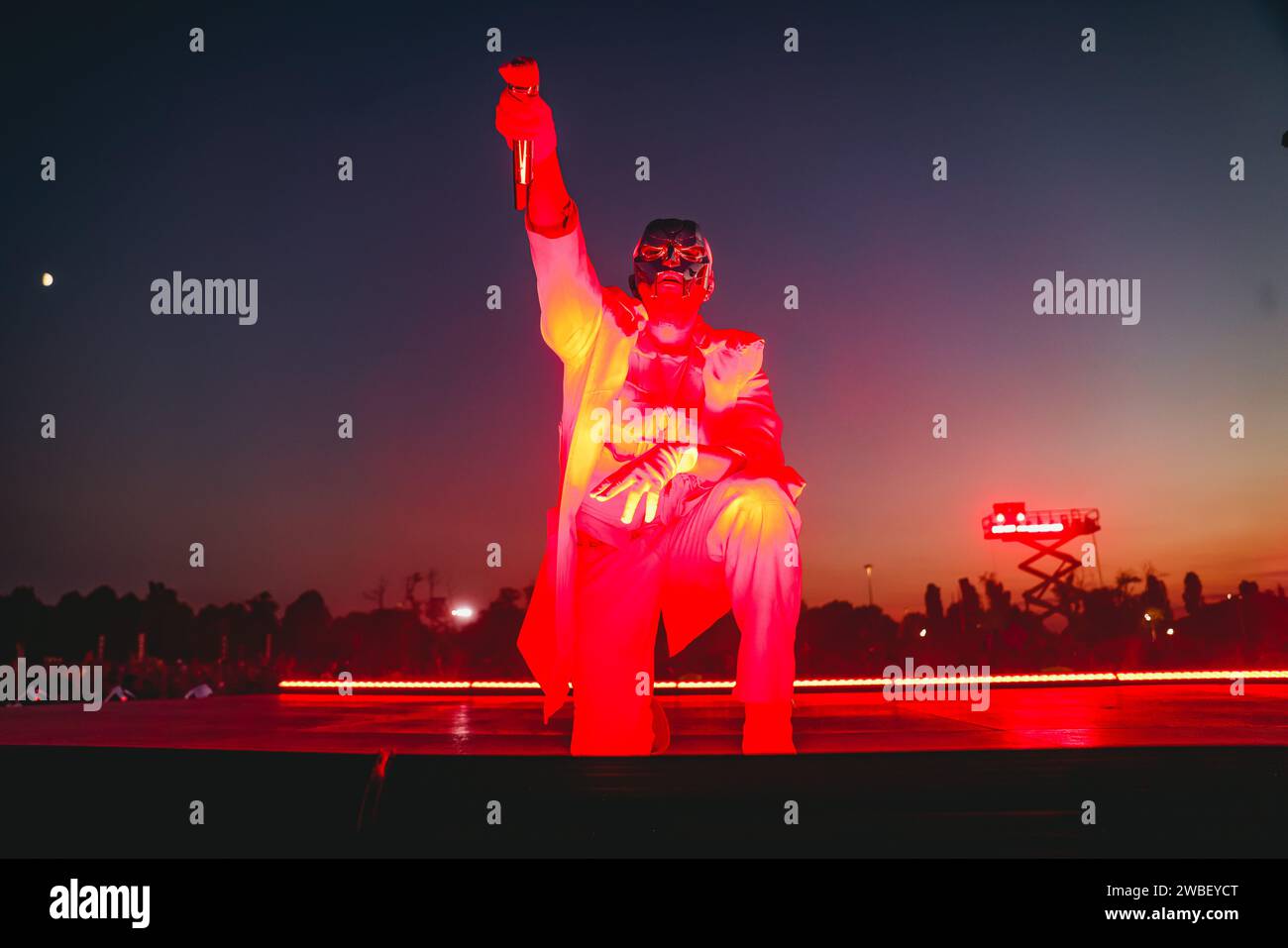 Milan, Italy. 27th July, 2023. The Weeknd is performing live during the ...