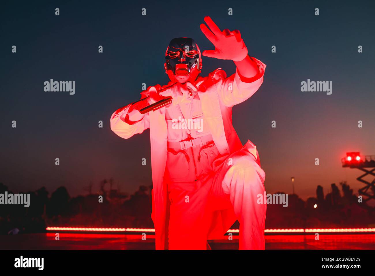 Milan, Italy. 27th July, 2023. The Weeknd is performing live during the ...