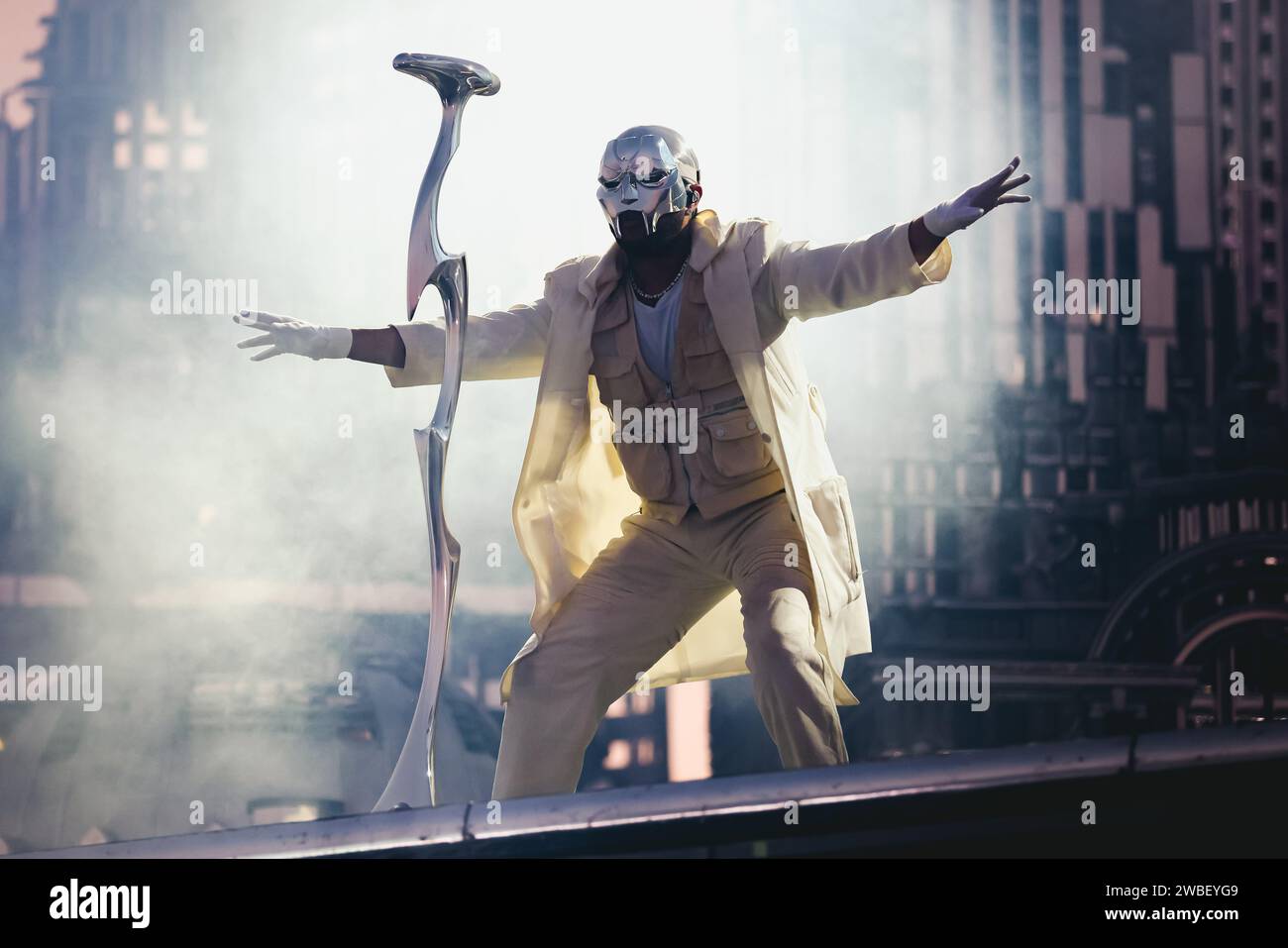 Milan, Italy. 27th July, 2023. The Weeknd is performing live during the ...