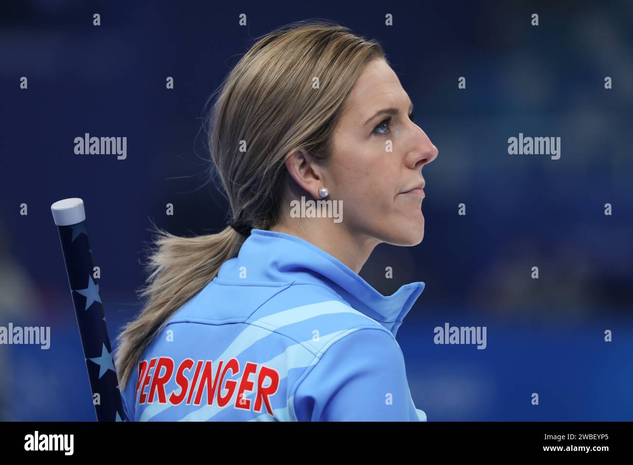 FEB 5, 2022 - Beijing, China: Vicky Persinger and Chris Plys of Team ...
