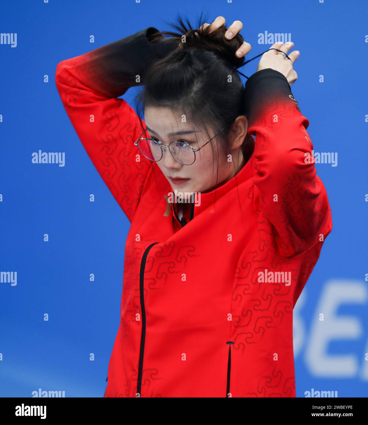 FEB 5, 2022 - Beijing, China: Vicky Persinger and Chris Plys of Team ...