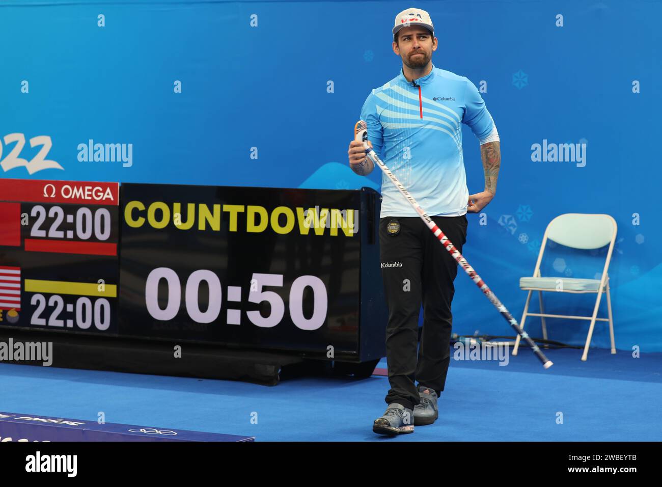 FEB 5, 2022 - Beijing, China: Vicky Persinger and Chris Plys of Team ...