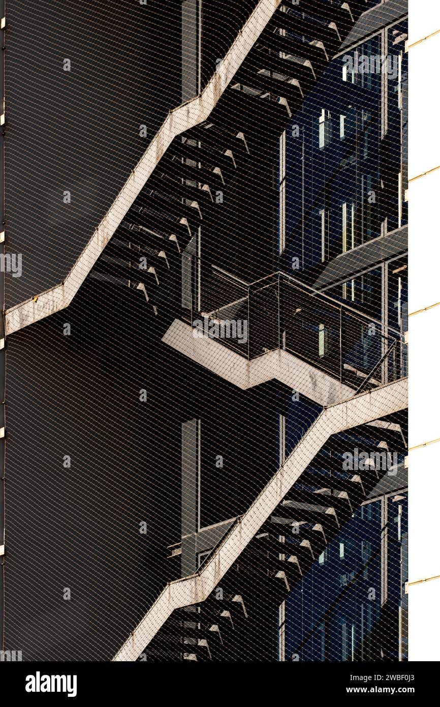 Emergency exit stairs hi-res stock photography and images - Alamy