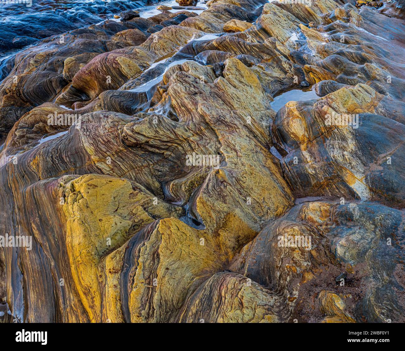 Sandstone rock formation patterns Stock Photo - Alamy
