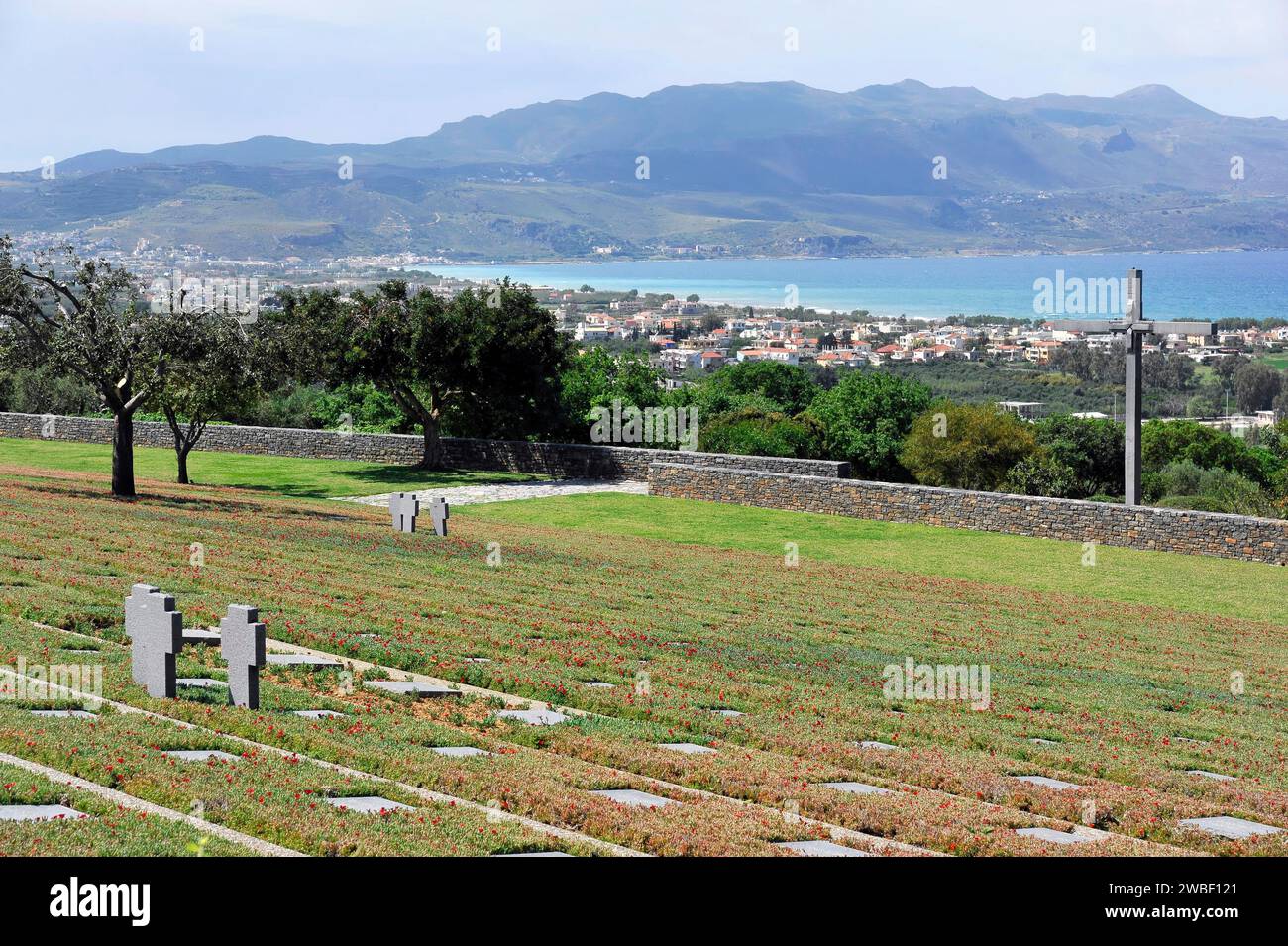 German military cemetery, Maleme, Crete, Greece Stock Photo - Alamy