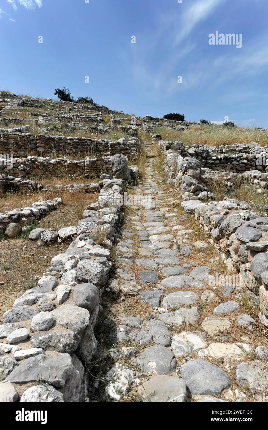 Gournia, Minoan archaeological site, Crete, Greece Stock Photo - Alamy