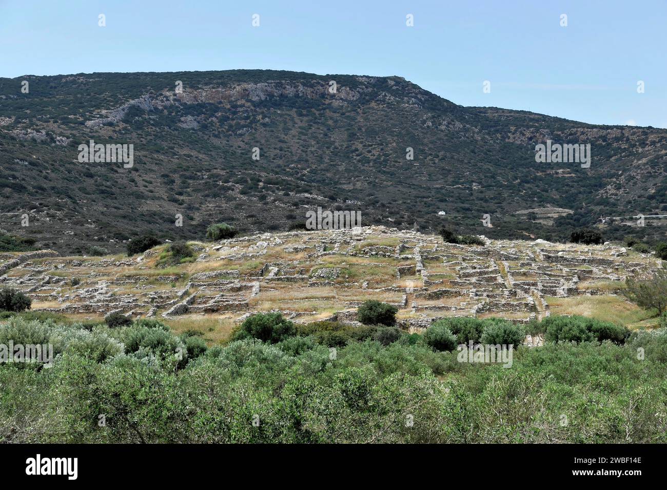 Gournia, Minoan archaeological site, Crete, Greece Stock Photo - Alamy