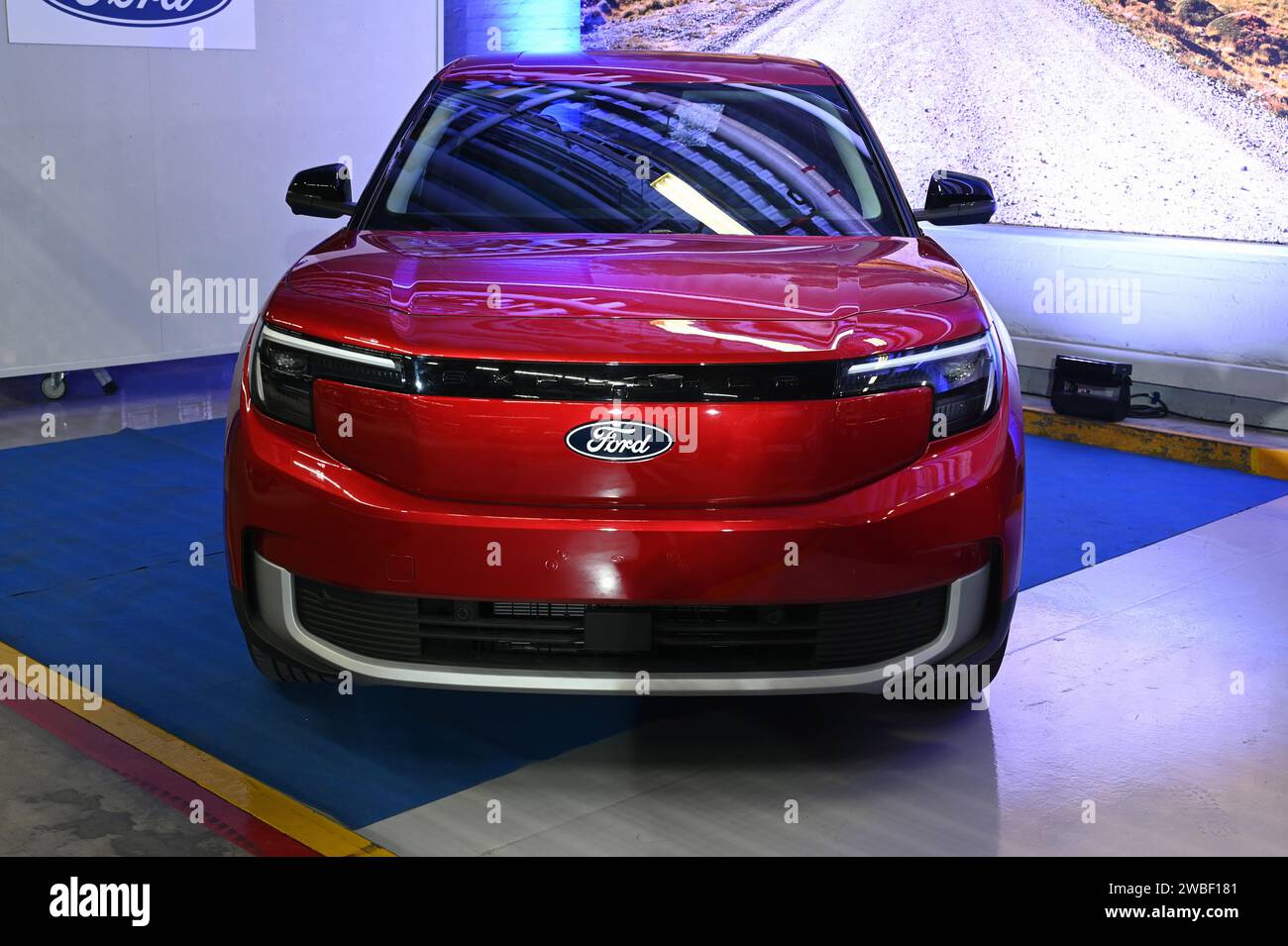 Cologne, Germany. 10th Jan, 2024. Logo, lettering of the car ...