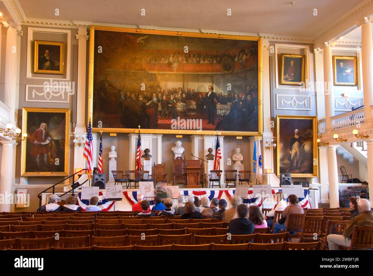 The american revolution painting boston hi-res stock photography and ...