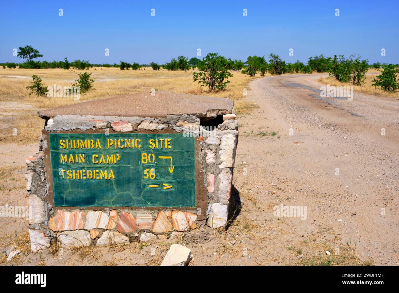 Zimbabwe, Matabeleland North, province, Hwange national park, park ...