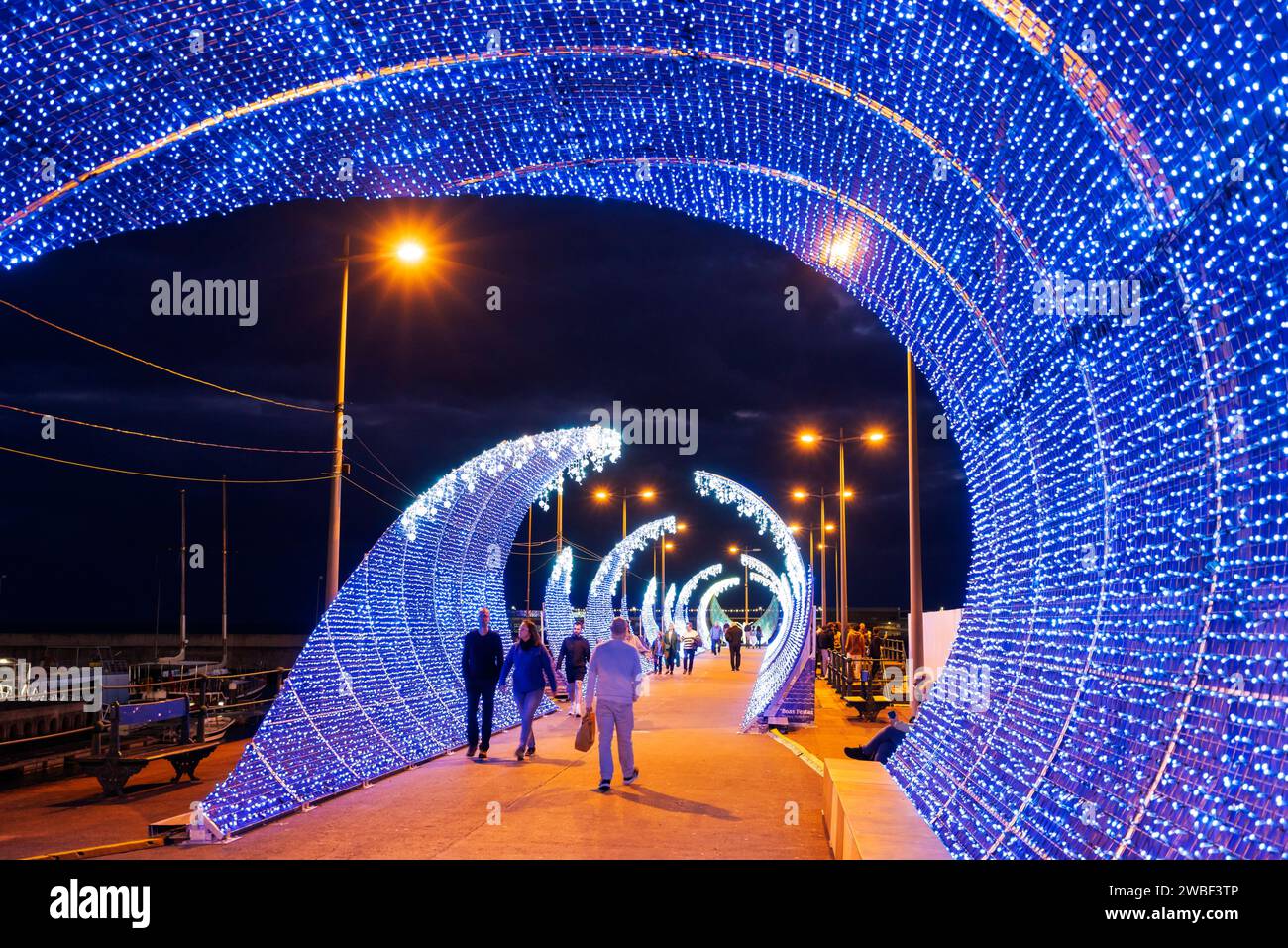 Funchal dusk marina lights hi-res stock photography and images - Alamy