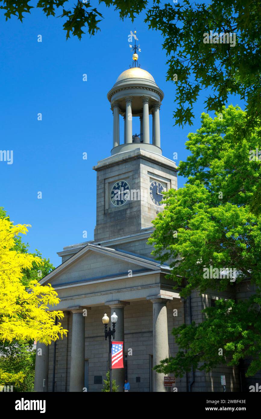 United First Parish Church, Quincy, Massachusetts Stock Photo - Alamy