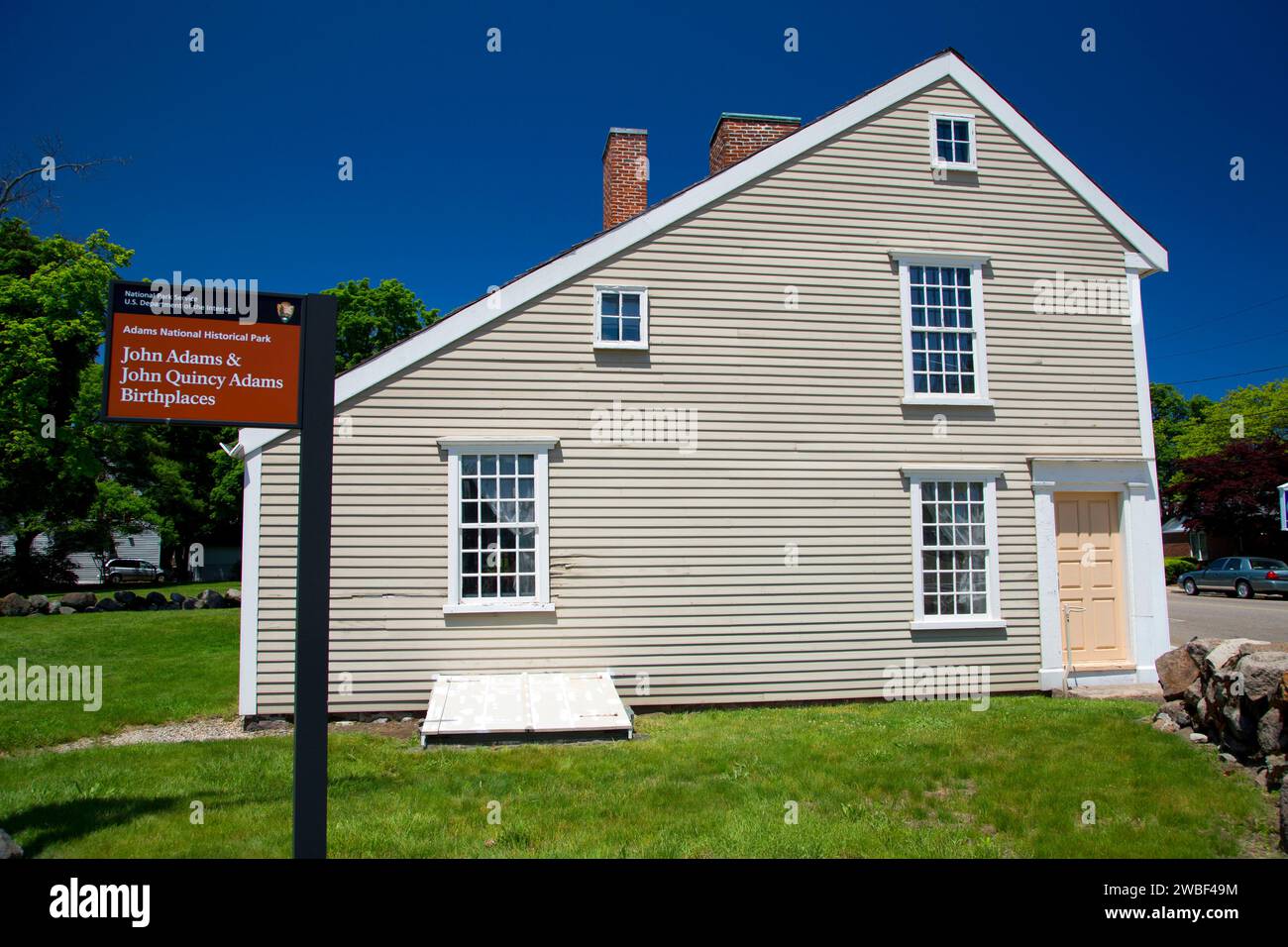John Quincy Adams birthplace, Adams National Historical Park, Quincy ...