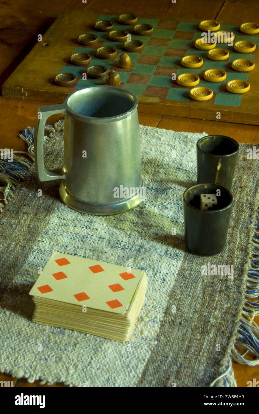 Hartwell Tavern game table, Minute Man National Historic Park ...