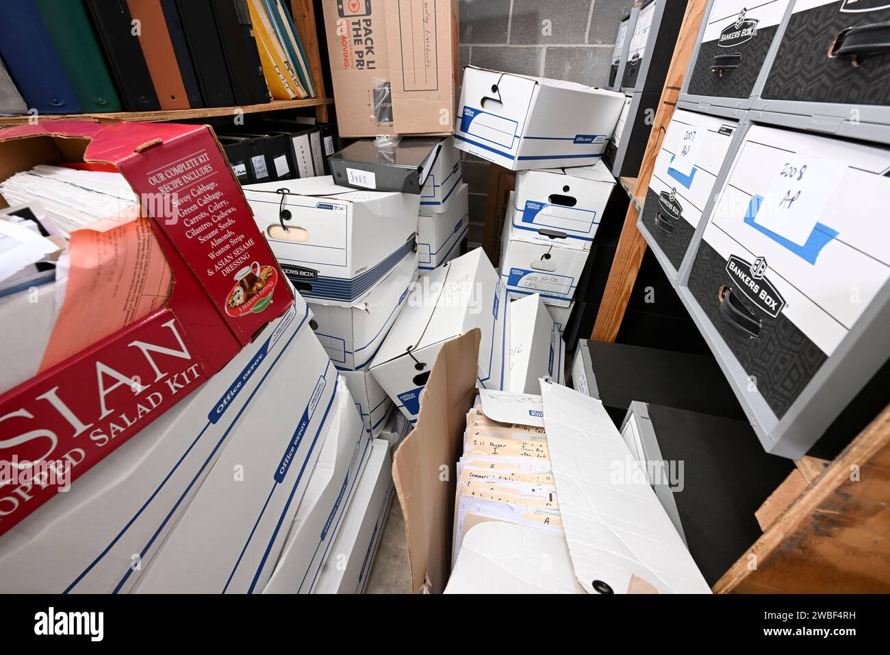 Messy record keeping hi-res stock photography and images - Alamy