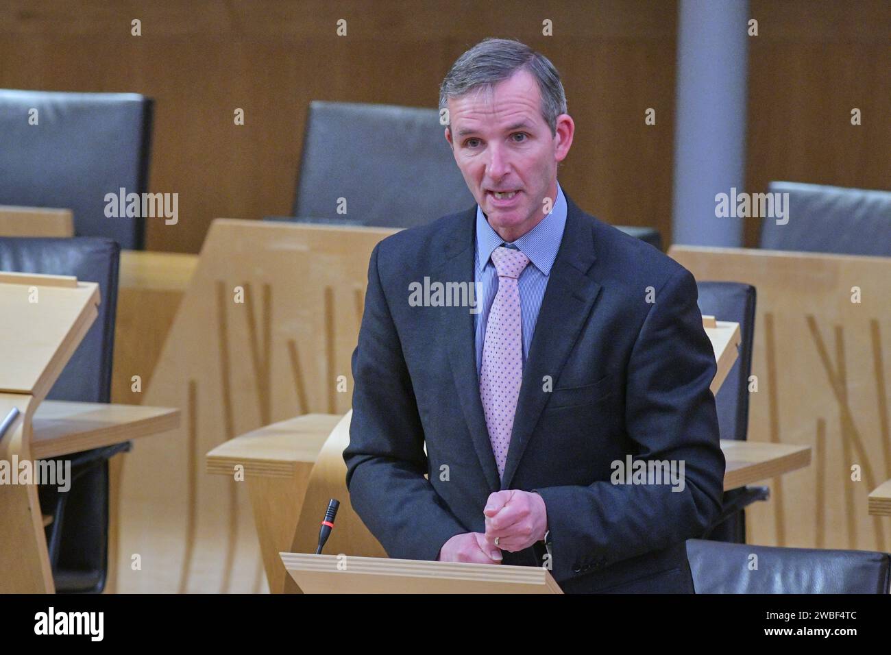 Edinburgh Scotland, UK 10 January 2024. Liam McArthur MSP at the ...