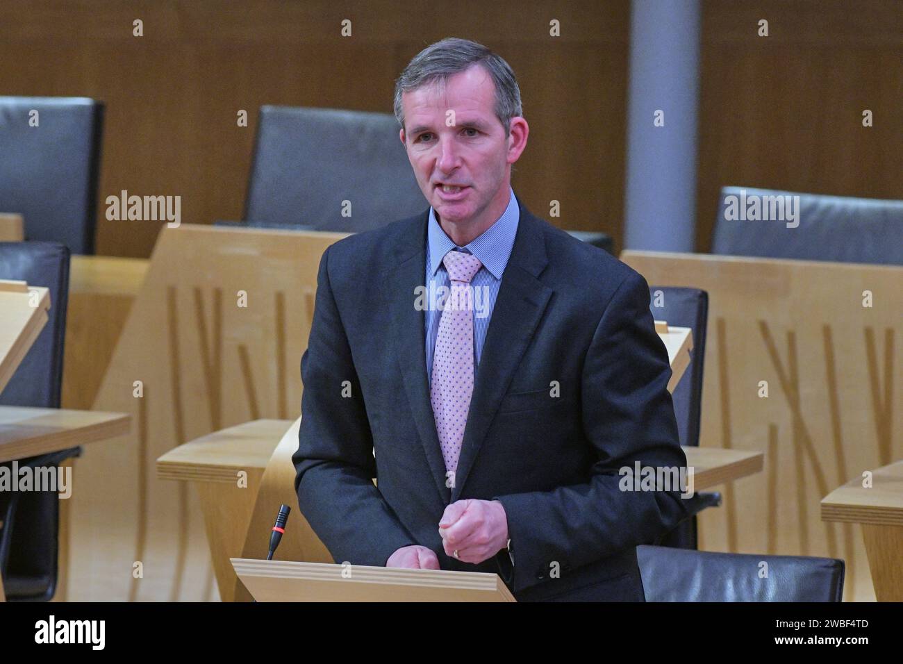 Edinburgh Scotland, UK 10 January 2024. Liam McArthur MSP at the ...
