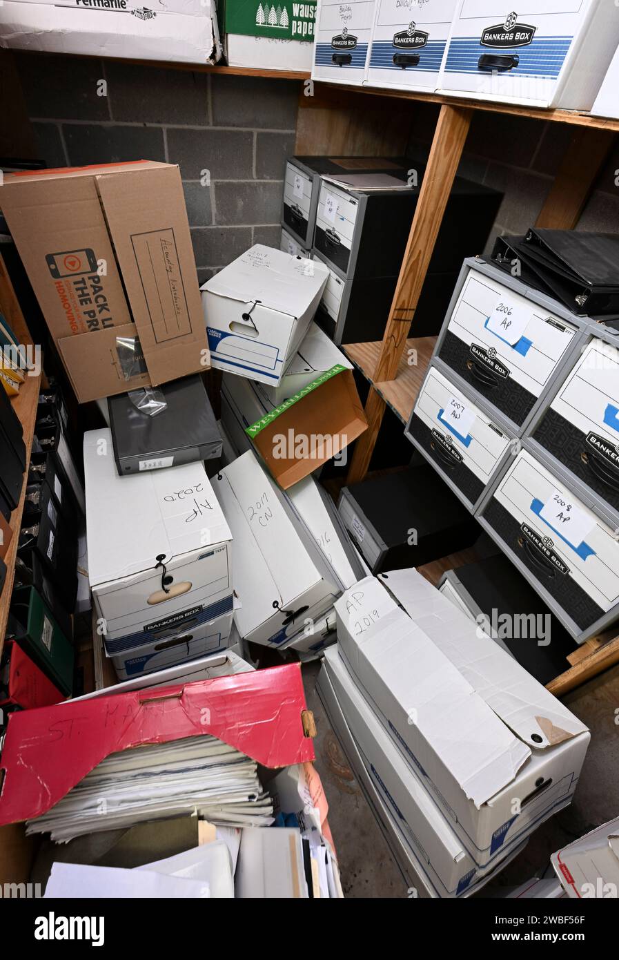 A p record storage hi-res stock photography and images - Alamy