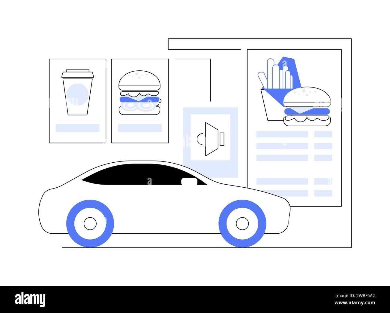 Place an order isolated cartoon vector illustrations Stock Vector Image ...