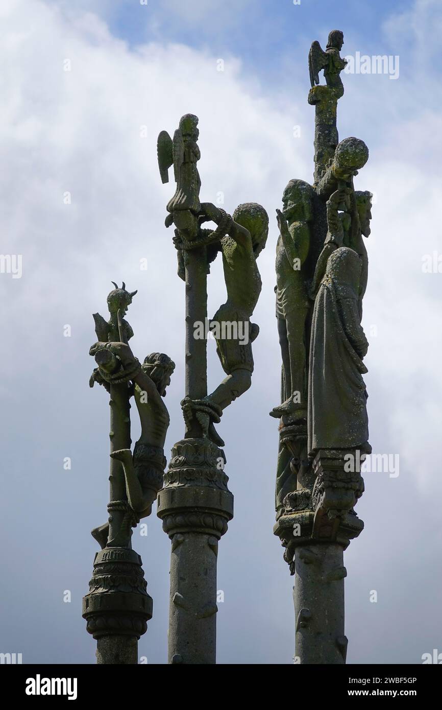 Crucifixion group, Calvary Calvaire, enclosed parish of Enclos ...
